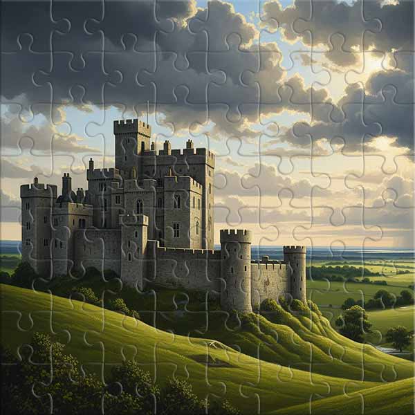 Sun Rays Over the Medieval Castle - Online Jigsaw Puzzle | Jigsaw ...
