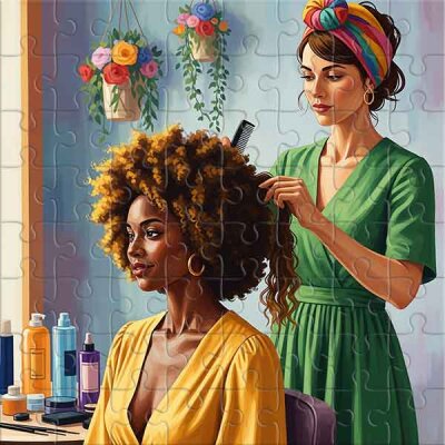A Day at the Beauty Salon - Online Jigsaw Puzzle | Jigsaw Puzzles Online