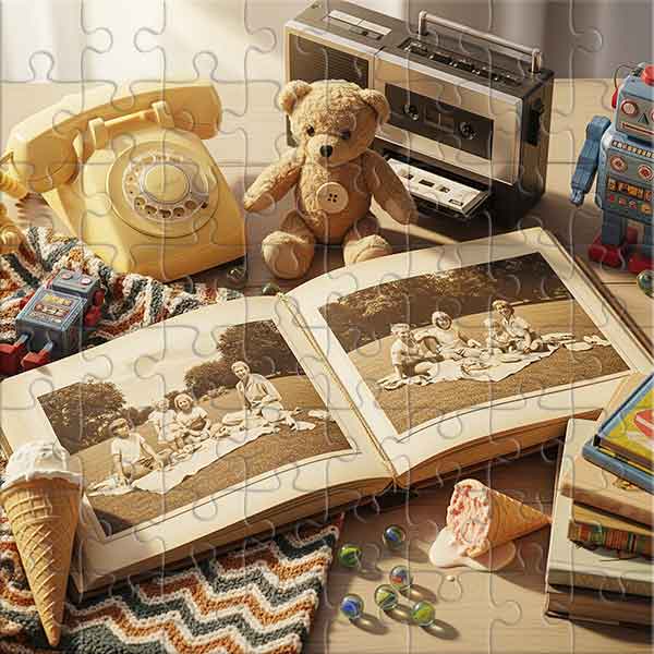 Nostalgia of the 80s - Online Jigsaw Puzzle | Jigsaw Puzzles Online