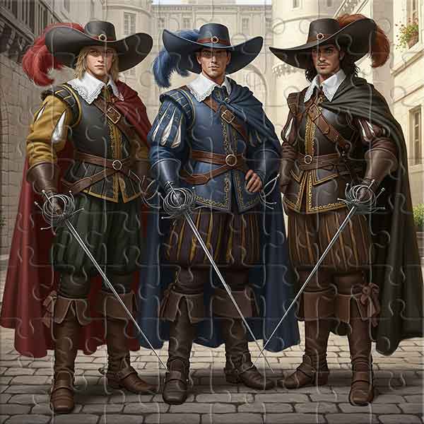 The Three Musketeers - Online Jigsaw Puzzle | Jigsaw Puzzles Online