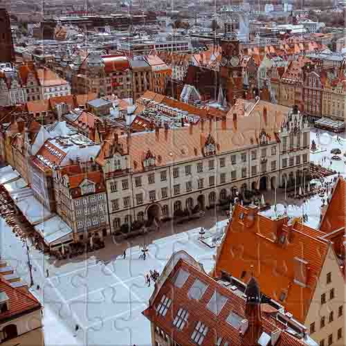 Old Town From a Bird's-Eye View - Online Jigsaw Puzzle | Jigsaw Puzzles ...